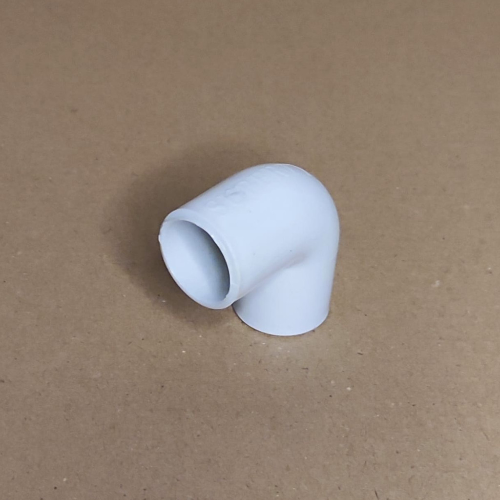 Jual (Voltify) Sambungan Knee Superty 5/8 inci Putih Elbow PVC Fitting ...