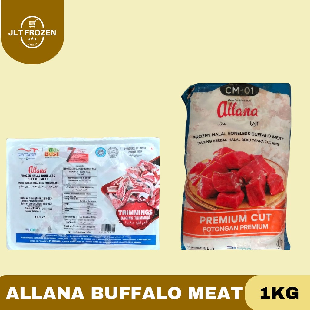 Jual Allana Boneless Buffalo Meat / Daging Sapi Kerbau Trimmings ...