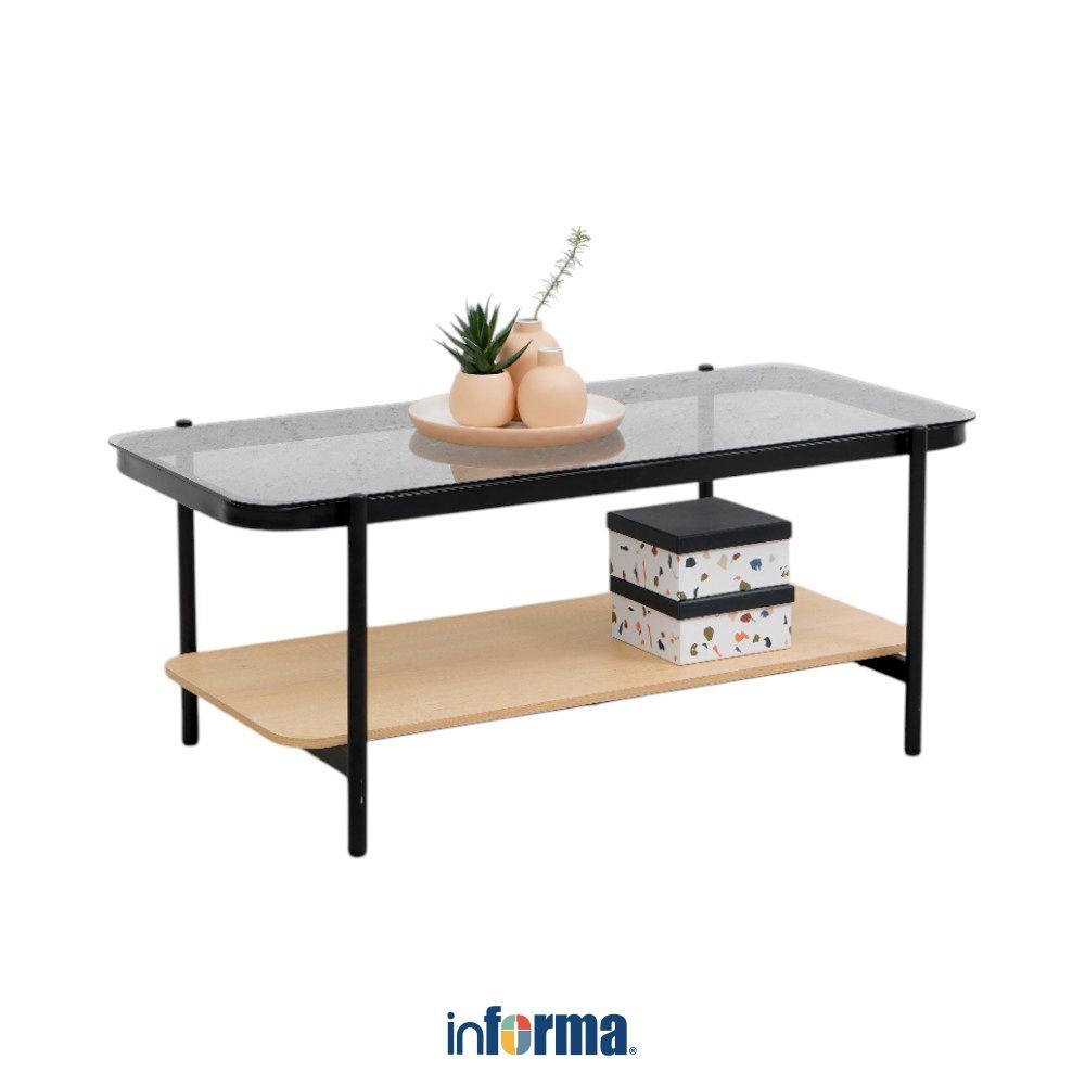 Jual Informa Dario Meja Tamu Rectangle - Hitam Coffee Table Meja Ruang ...