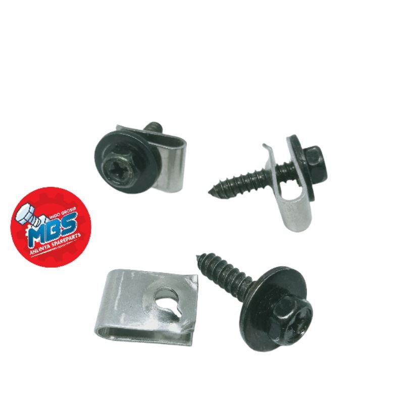 Jual klip m5 spit baut body kasar skrup bamper motor mobil baut tajam ...