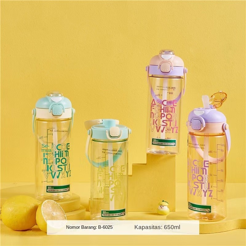 Jual BOTOL MINUMAN DOUBLE LOCK 650ML |BOTOL AIR MINUM 650ML | TEMPAAT ...
