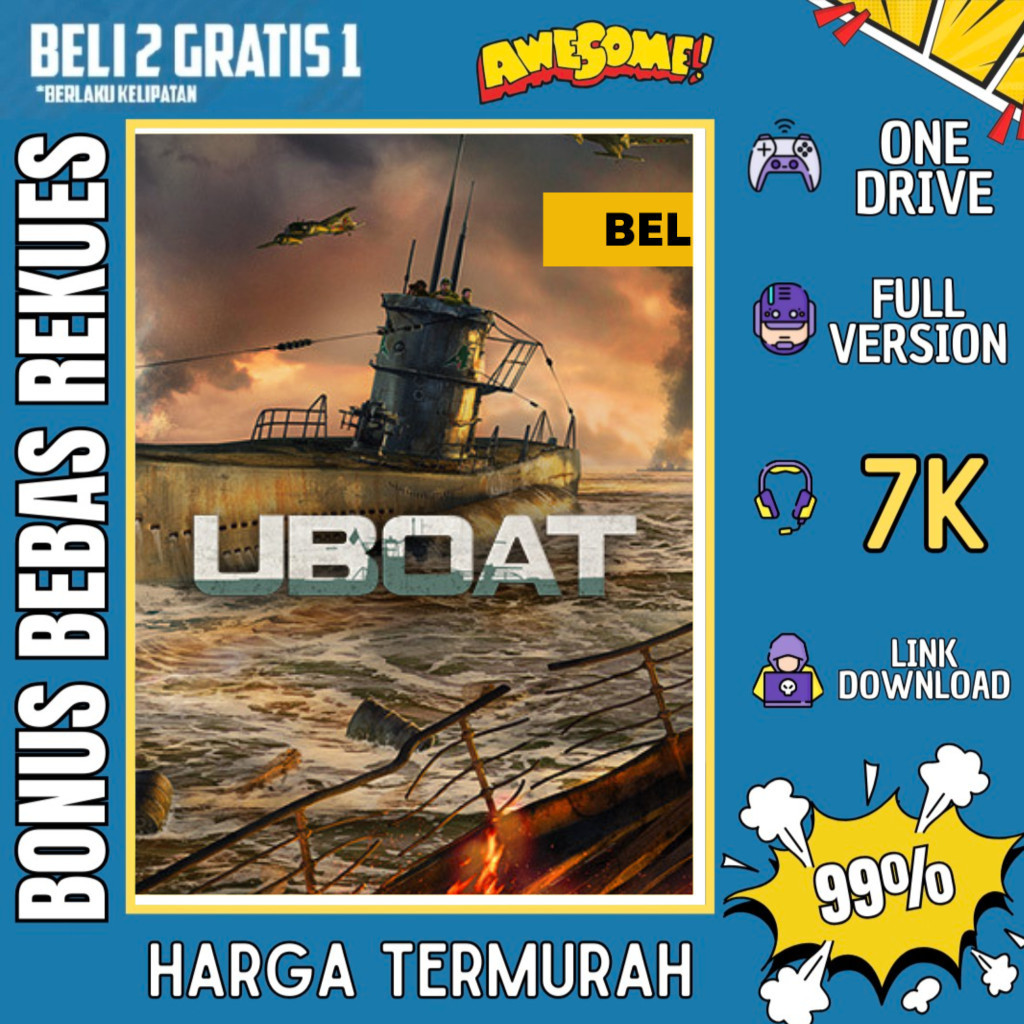 Jual UBOAT - GAME PC - GAME LAPTOP - PC GAMES - BELI 2 GRATIS 1 - ORIGINAL WINDOWS - GARANSI 100 ...