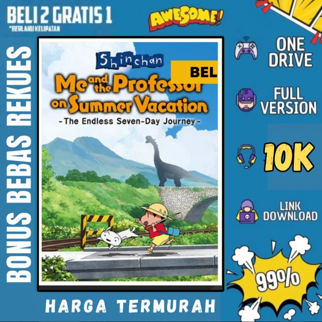 Jual SHIN CHAN ME AND THE PROFESSOR ON SUMMER VACATION - GAME PC - GAME ...