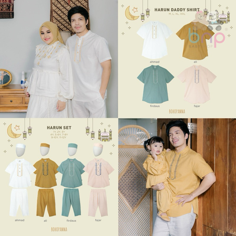 Jual Bohopanna Harun Baby Jumpsuit | Baju Koko Anak | Koko Dad Couple | Shopee Indonesia