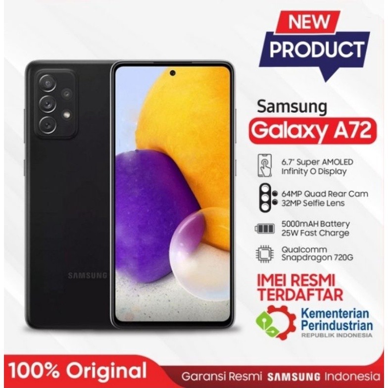 Jual SAMSUNG GALAXY A72 RAM ( 8/256 DAN 8/128 ) SEGEL ORIGINAL | Shopee Indonesia