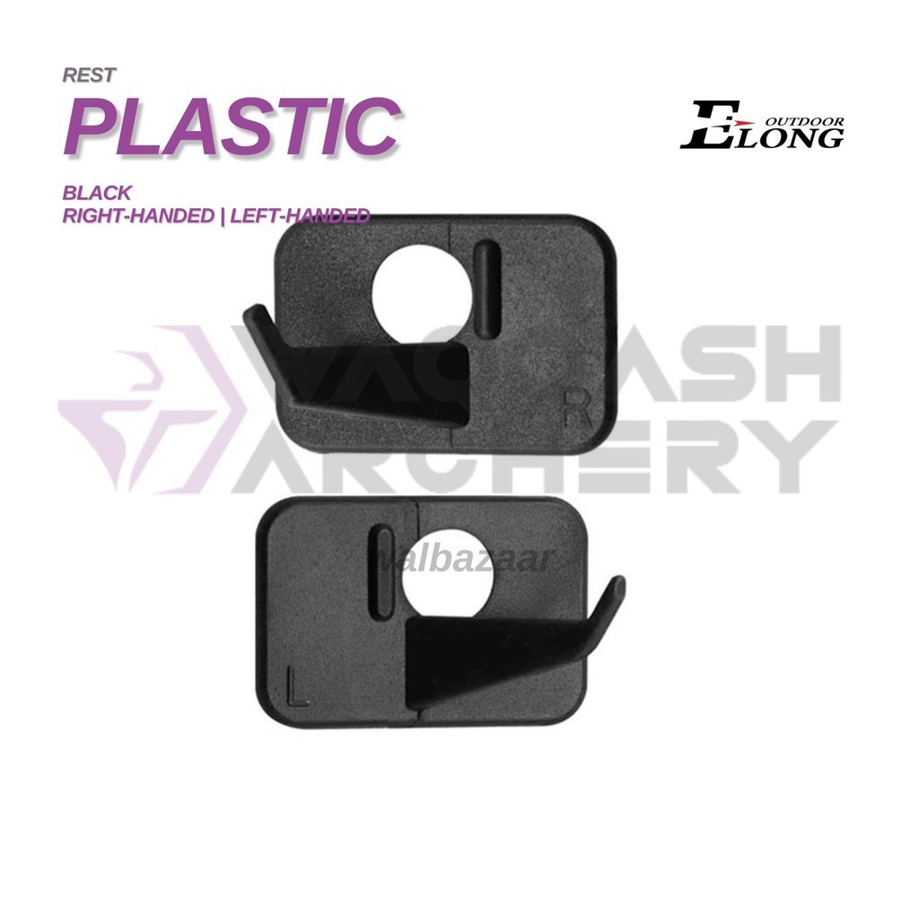 Jual ELONG PLASTIC ARROW REST BLACK Plastic Plastik Tempel Recurve ...