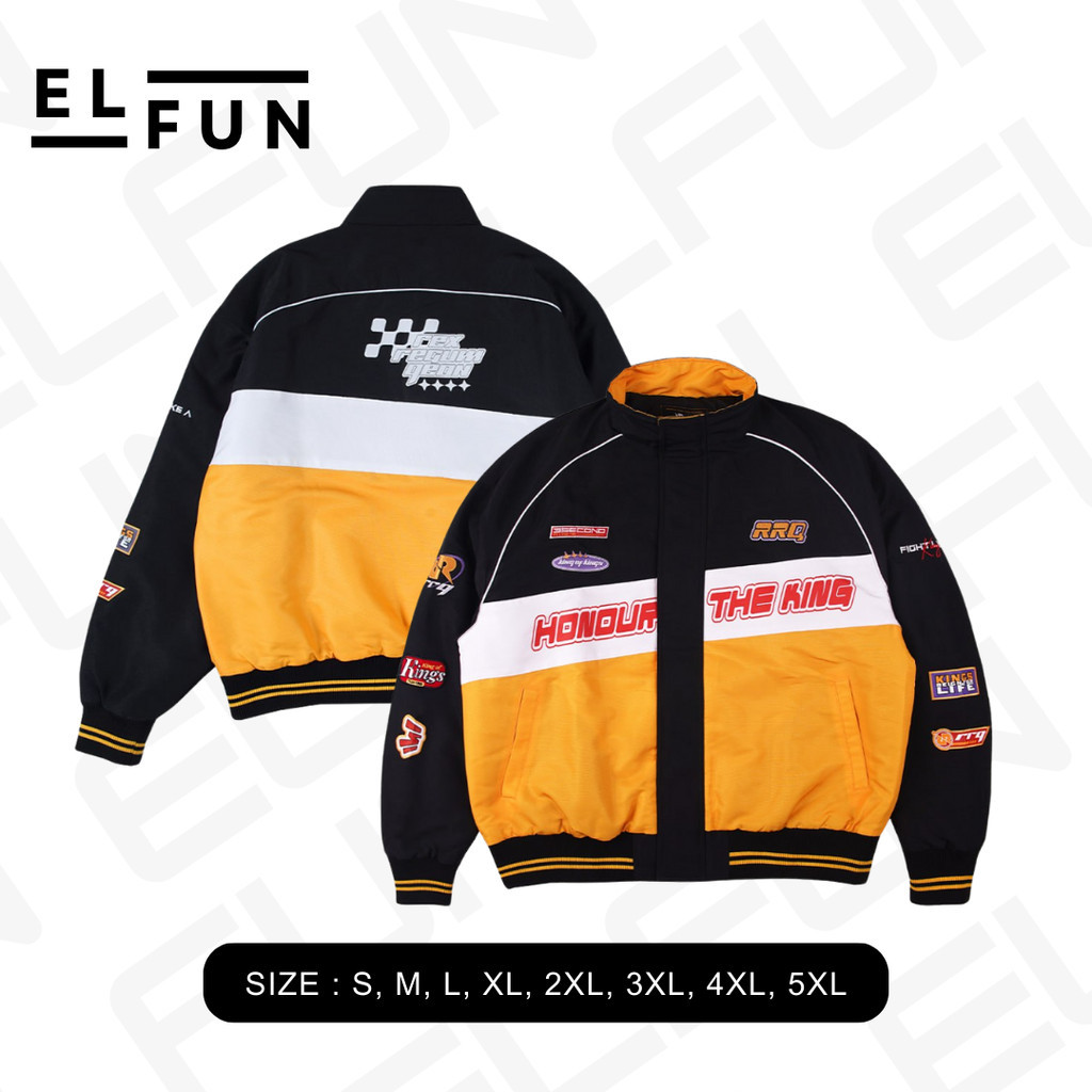 Jual jacket RRQ Honour Nascar terbaru 2024 S13 Oversize RRQ Hoshi ONIC ...