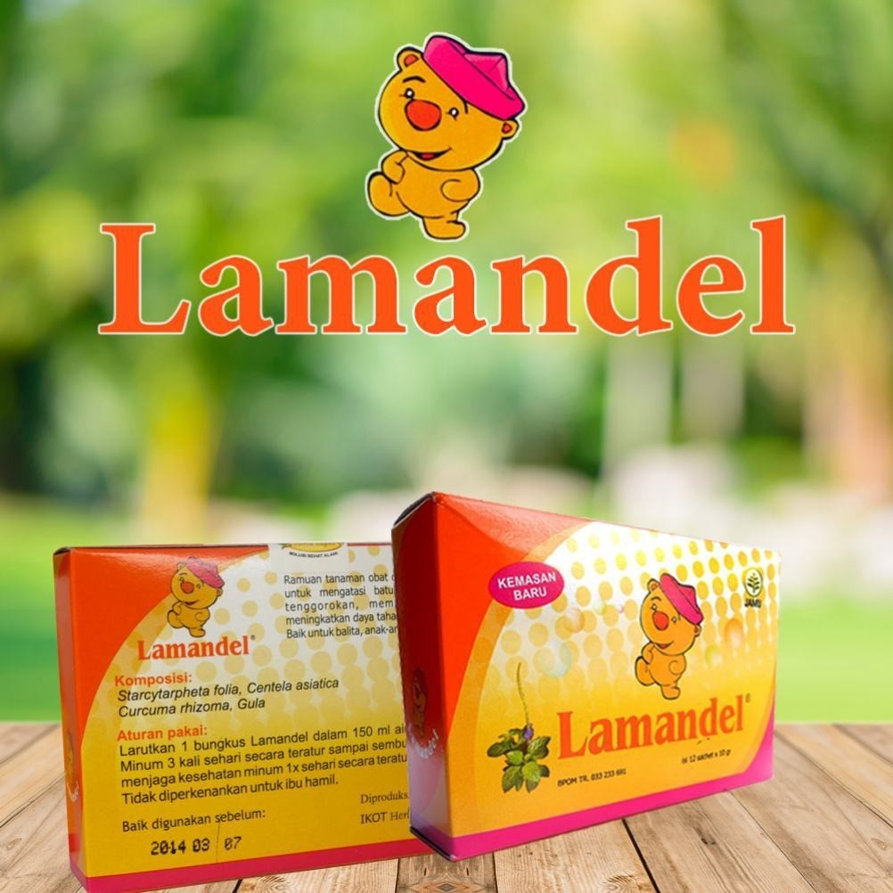 Jual Lamandel BOX Kemasan Kotak (12 sachet x 10 gram) | Shopee Indonesia