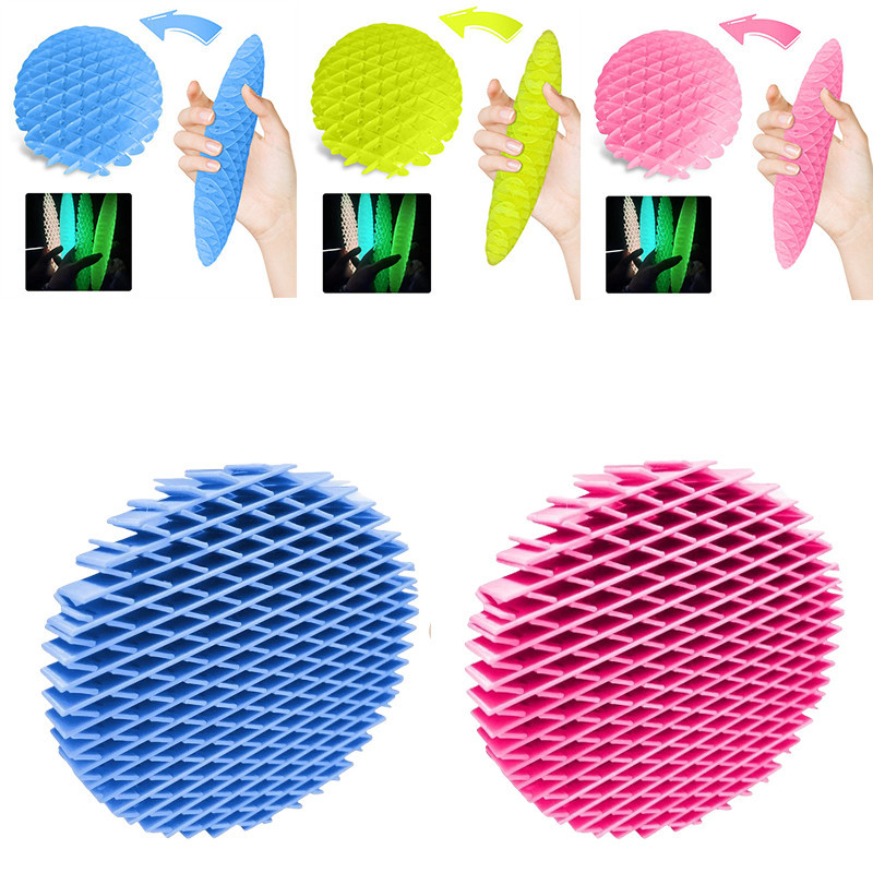 Jual New Worm Unpacking Morphing Worm Big Fidget Toy Fidget Worm Six ...