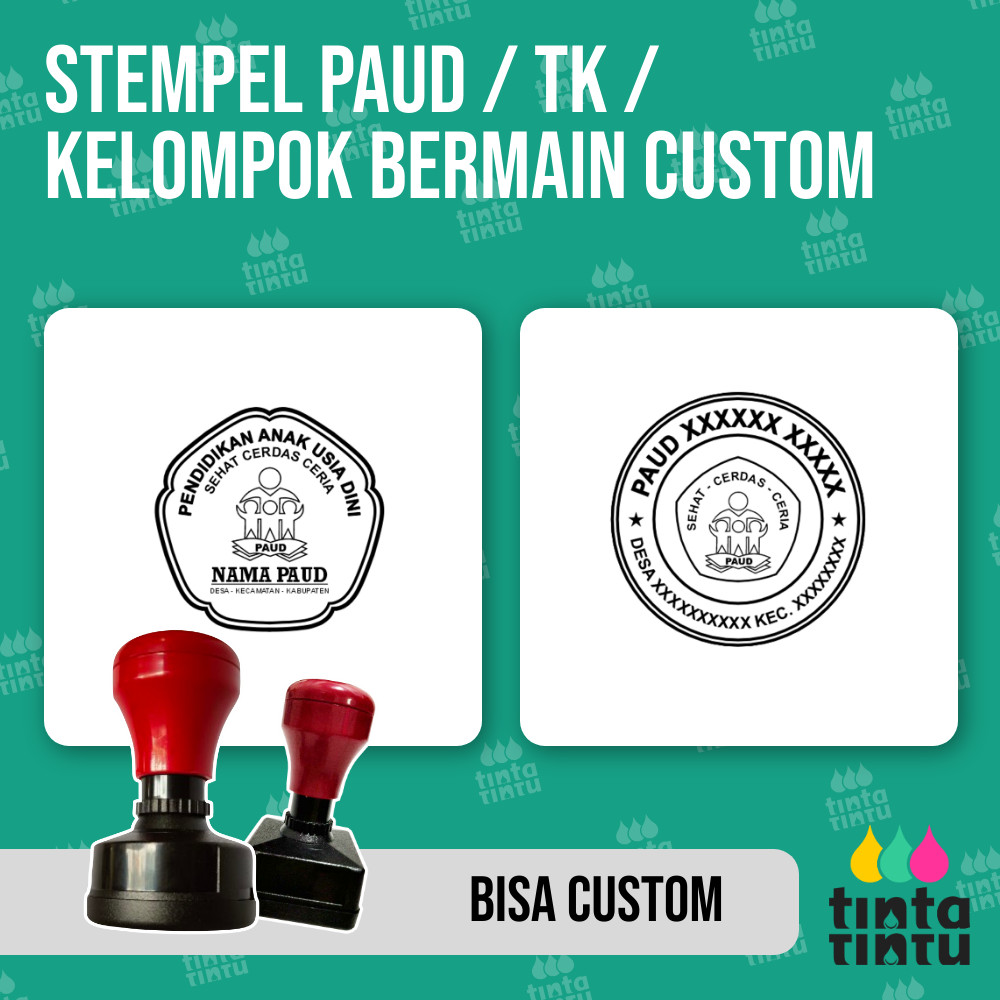 Jual Stempel Paud / TK / Kelompok Bermain Custom | Shopee Indonesia