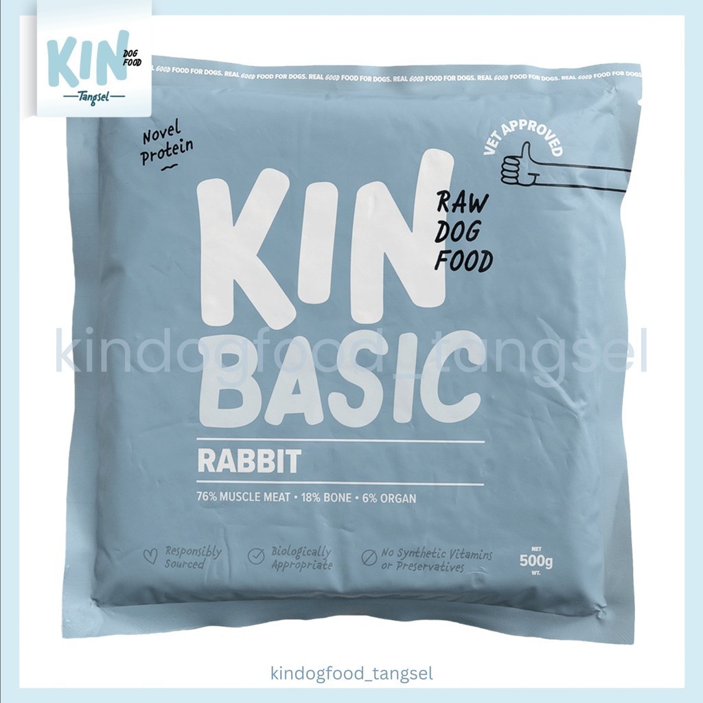 Jual BASIC RABBIT - KIN DOG FOOD - bar | Shopee Indonesia