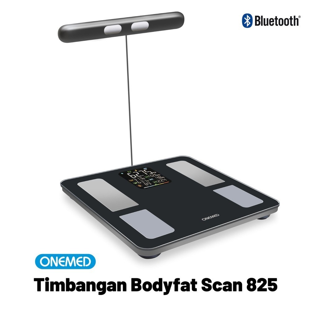 Jual ONEMED Timbangan Badan Digital Body Fat Scan 825 With Bluetooth ...