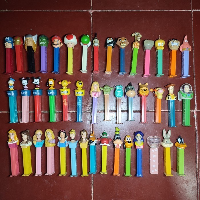 Jual LK99 PEZ Candy Dispenser Figure Only Marvel Mario Pixar Disney ...