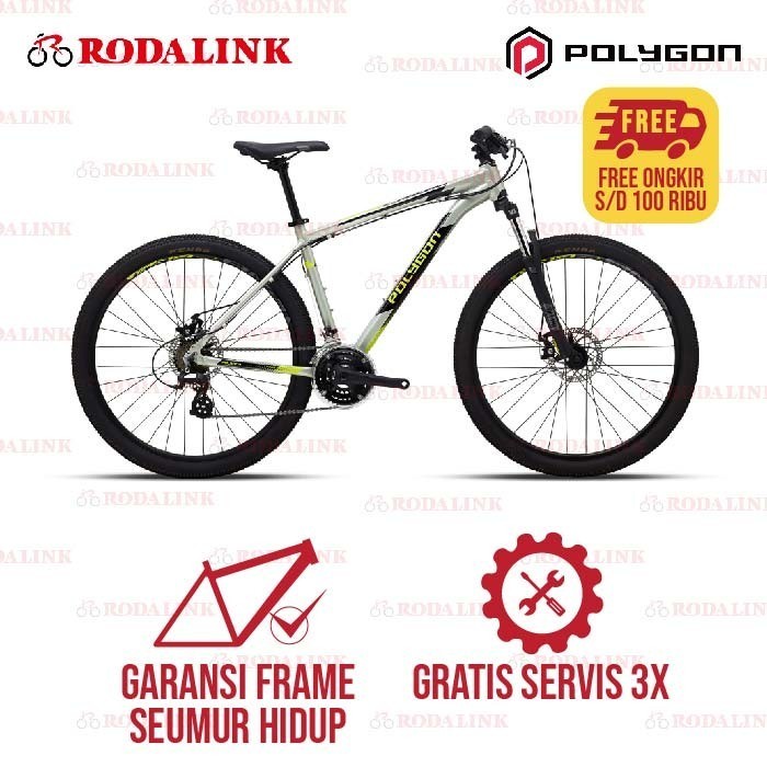 Jual Polygon Sepeda Gunung Cascade 3 - M, Merah | Shopee Indonesia