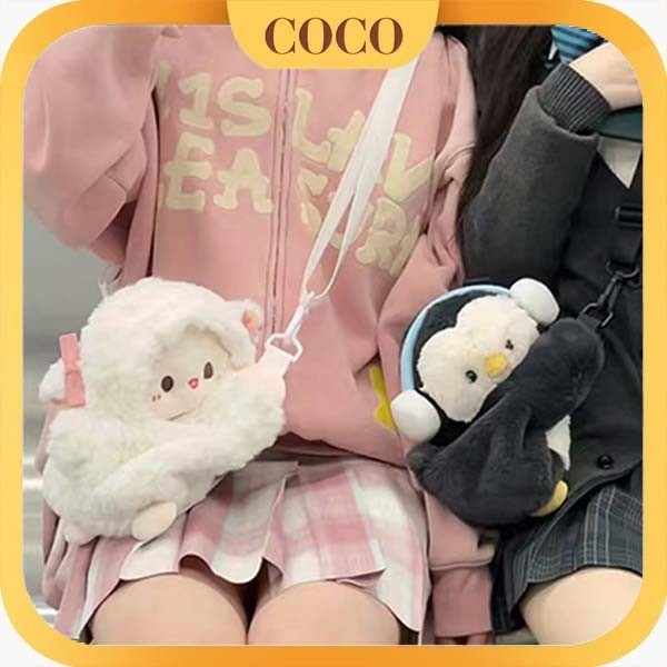 Jual Little Penguin Little Lamb Tas Boneka Mewah Lucu Stylish Kartun ...