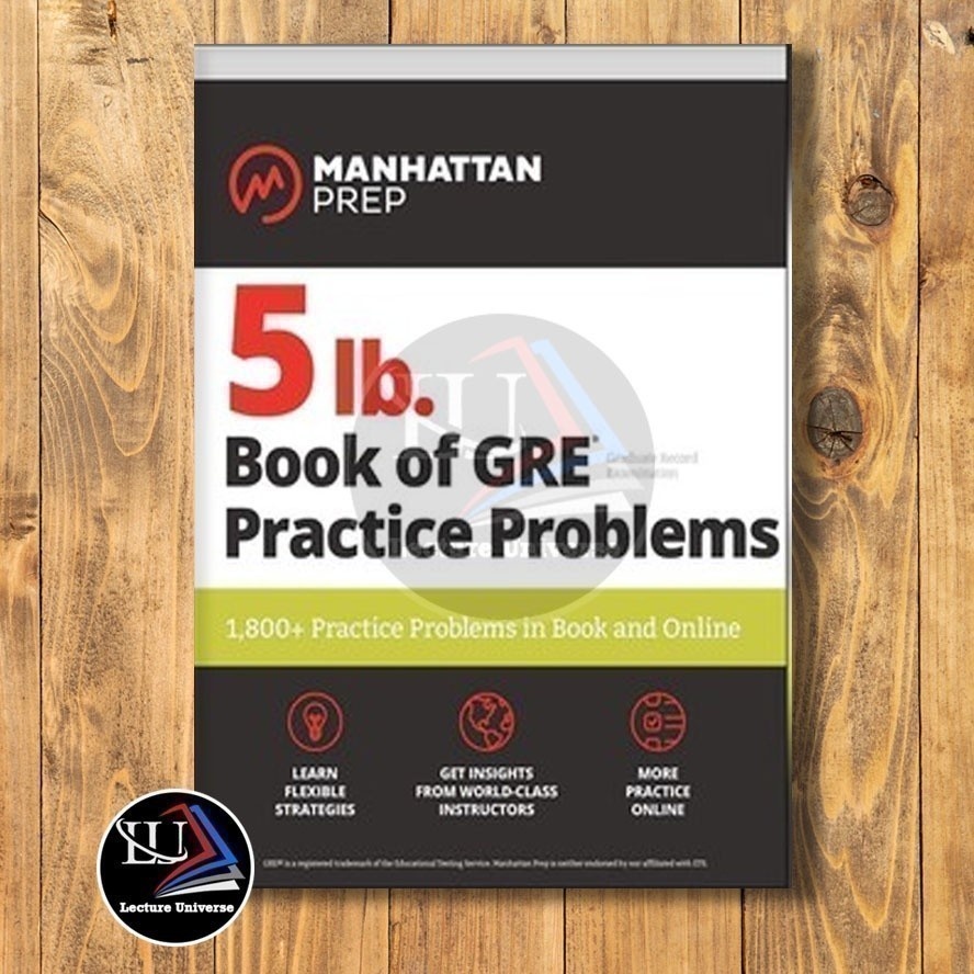 Jual Print Buku Manhattan 5lb of GRE Practice Problems 3rd Edition ...