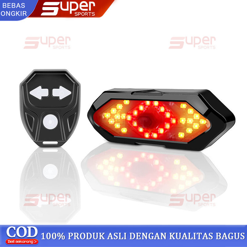 Jual SUNN Lampu Belakang Sepeda Nirkabel, Lampu Sein Sepeda Dapat Diisi ...
