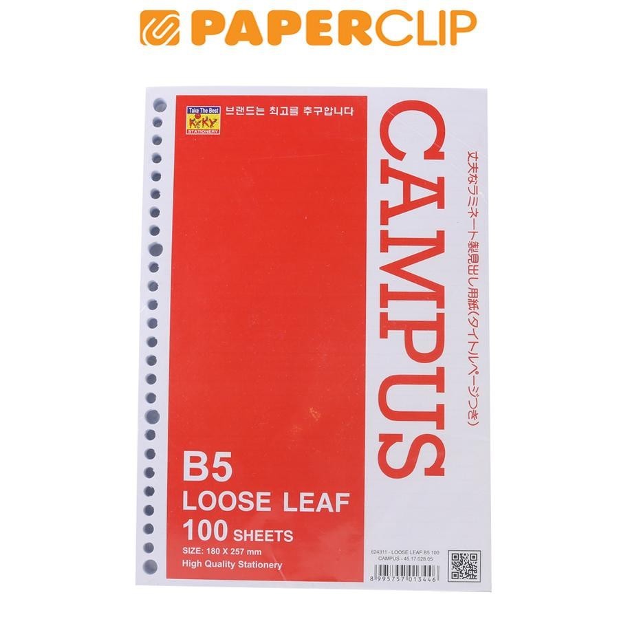 Jual LOOSE LEAF B5 KIKY 100 LINED | Shopee Indonesia