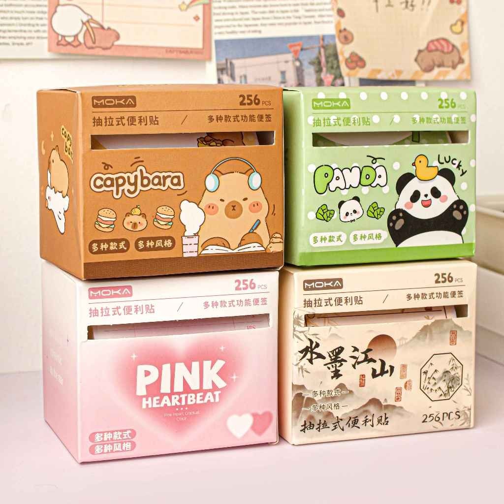 Jual BEST STICKY NOTES STICKER PULL OUT PAPER ROLL AESTHETIC / STYLISH ...