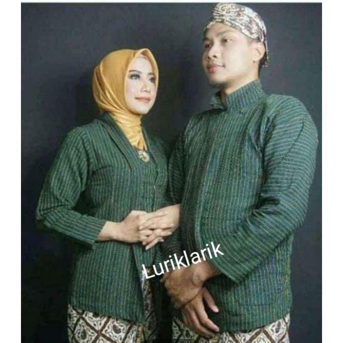 Jual LURIK [ Luriklarik ] baju/atasan Kebaya Lurik Klaten Solo model kutubaru Jogja Tenun Klaten ...