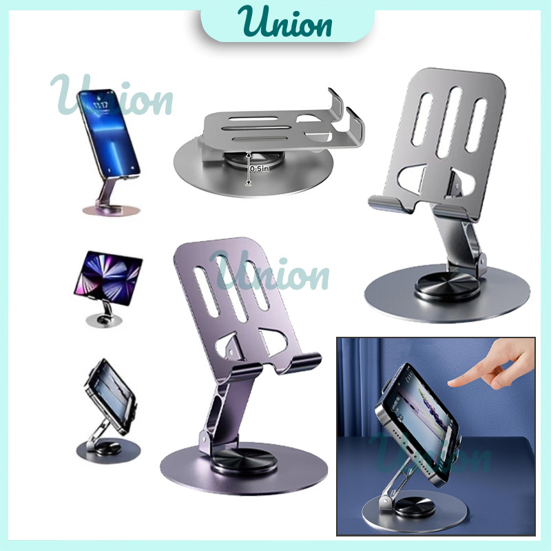 Jual Stand Holder HP Ipad Tablet Metal Besi Rotasi 360 Dudukan Ponsel ...