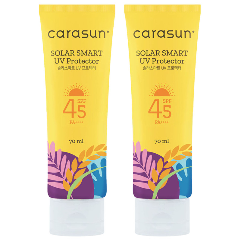 Jual Carasun Solar Smart UV Protector SPF 45 PA++++ Sunscreen | Shopee Indonesia