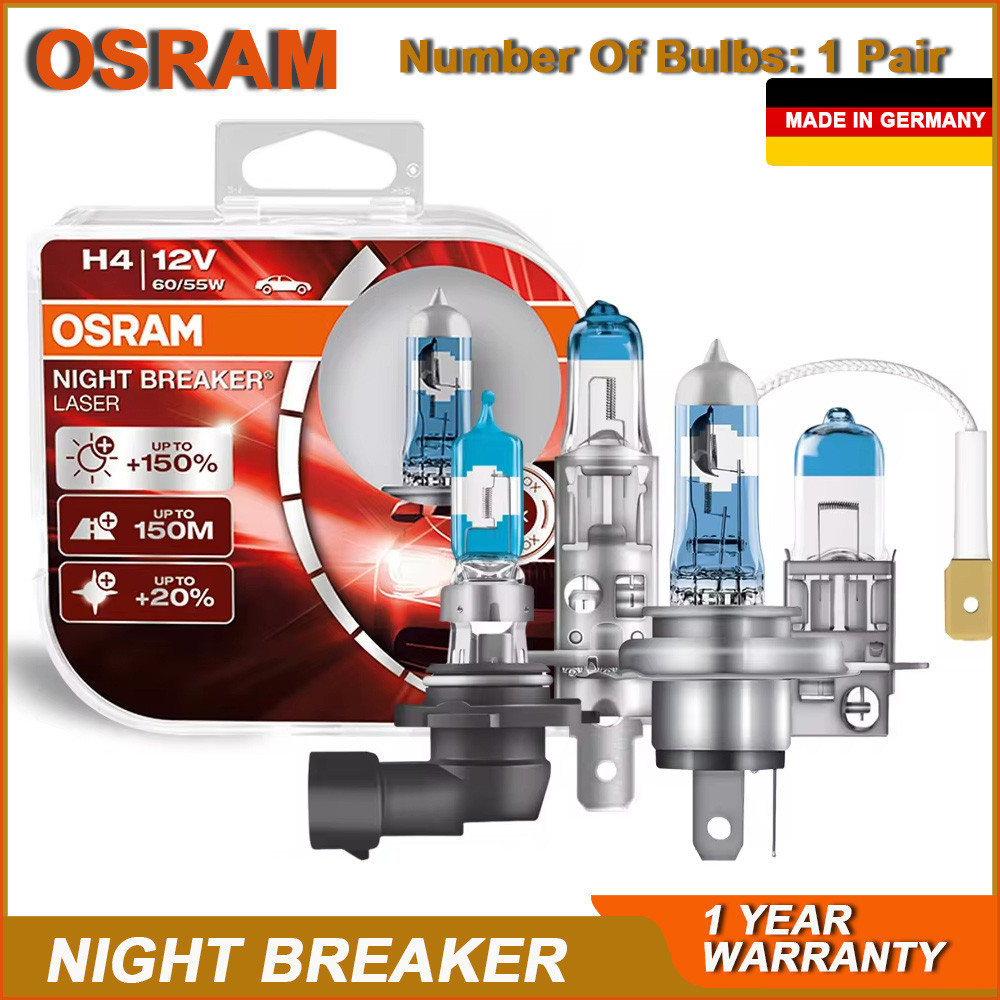 Jual OSRAM Night Breaker Laser H4 H7 H11 12V Car Halogen Headlight Next ...