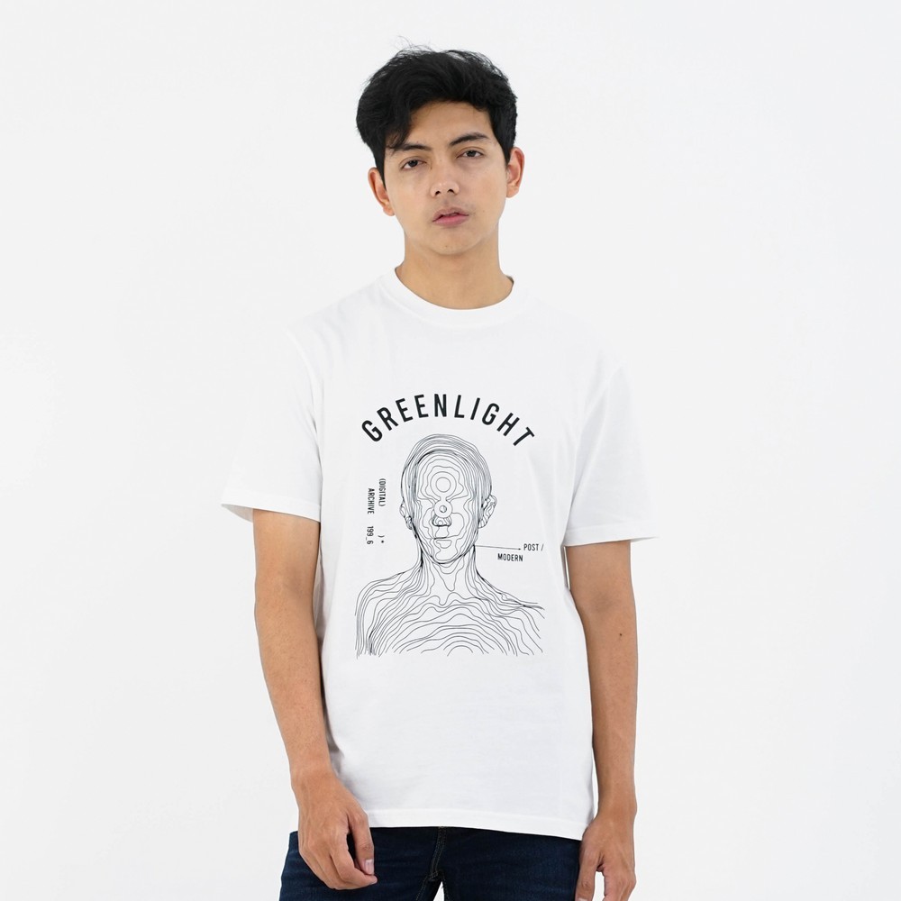 Jual Greenlight Kaos Pria Lengan Pendek Regular Fit Katun Mindfull OL-CG190325 | Shopee Indonesia
