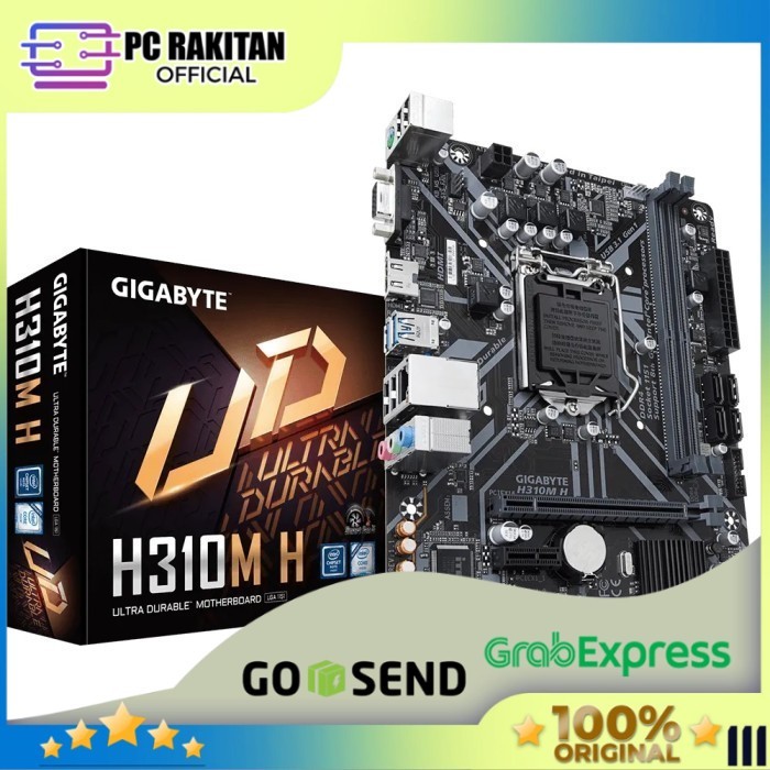 Jual Motherboard Gigabyte H310M H DDR4 HDMI VGA Intel Gen 8 / 9 - Resmi ...