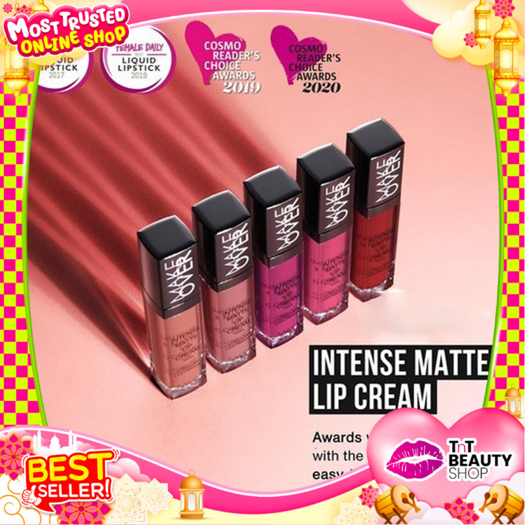 Jual MAKE OVER Intense Matte Lip Cream 6,5g | MakeOver Lip Cream | TnT ...