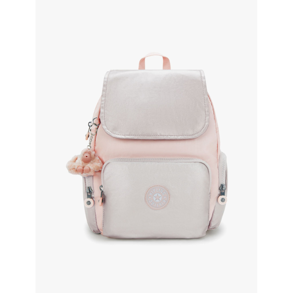 Jual KIPLING - Ransel Wanita - CITY ZIP S Pink Shine Bl | Shopee Indonesia