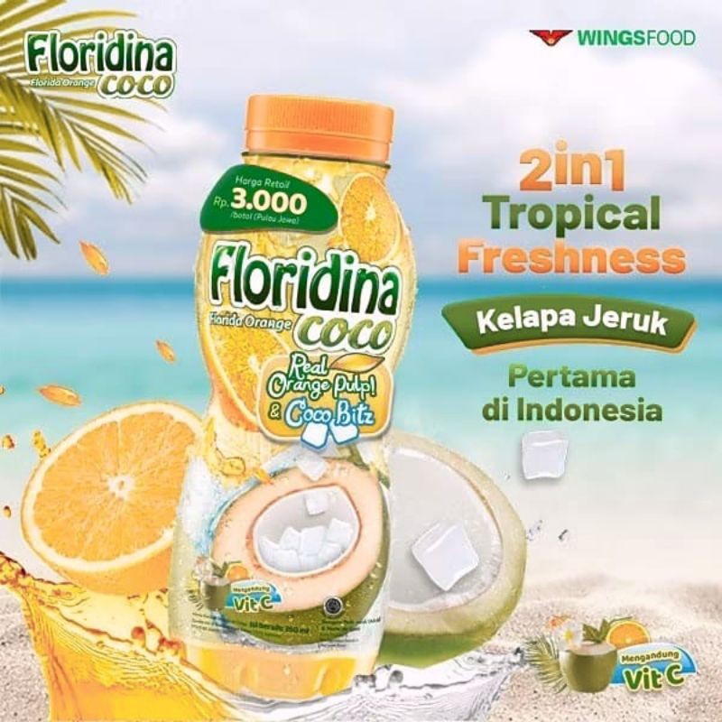 Jual FLORIDINA real orange pulp | Floridina 350ml | Floridina coco 350 ...