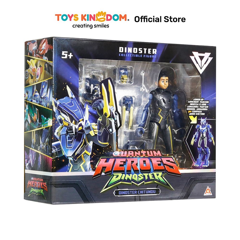 Jual Toys Kingdom Alpha Group Quantum Heroes Dinoster Armored Action ...