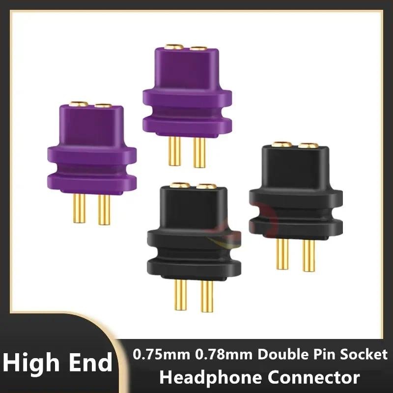 Jual 0.75mm 0.78mm Double Needle Socket UE QDC Custom Diy Earphone ...