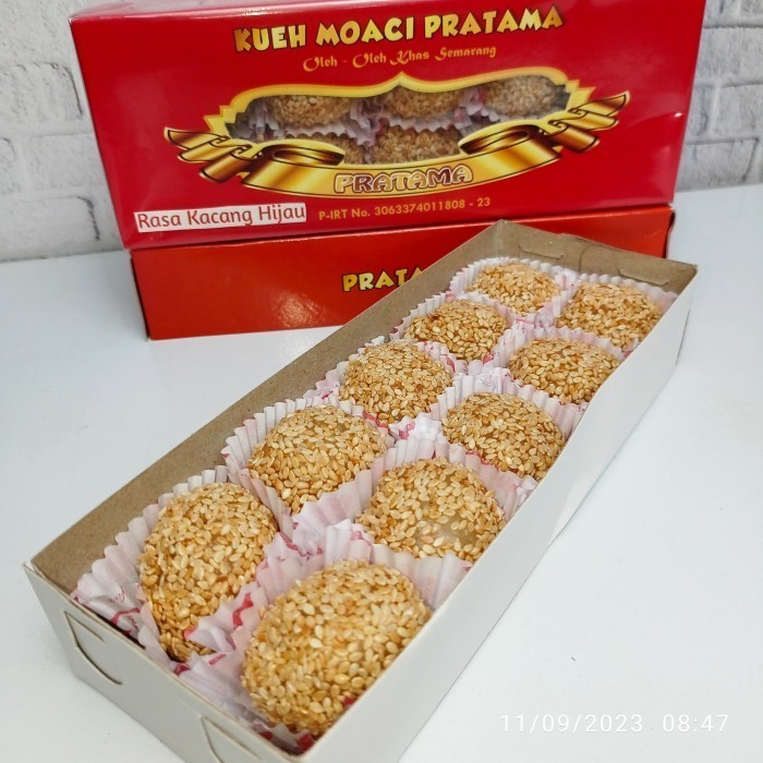 Jual Kue Moaci Moci Mochi Wijen Kacang Tanah Merk Pratama Oleh Oleh ...