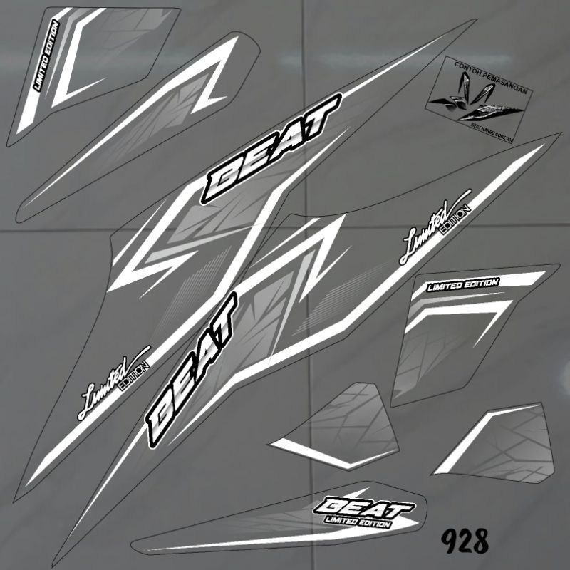 Jual Striping Honda Beat Karbu Transparan List Vietnam Sticker Beat ...