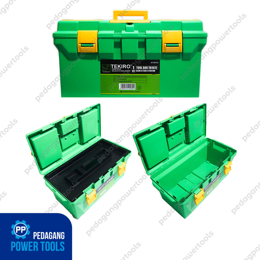 Jual TEKIRO ST-TB1072 Tool Box Plastik Besar TB800 Kotak Perkakas PVC Toolkit Tempat Kunci ...