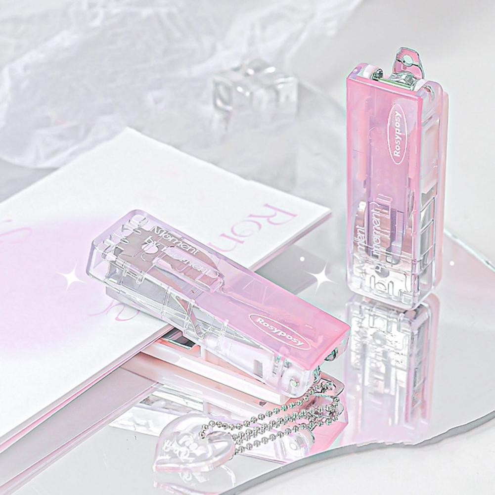 Jual Exquisite Design Stapler Hanging Chain Design Office Tools Compact ...