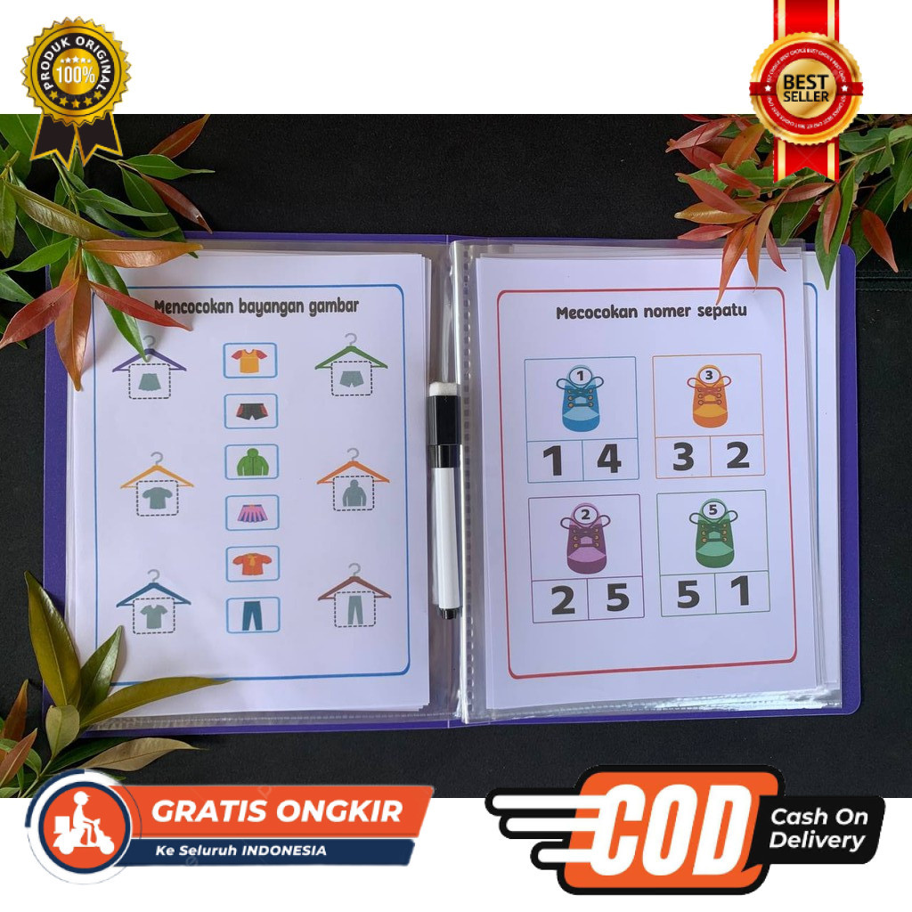 Jual WORKSHEET BUKU AKTIFITAS PERTAMA ANAK PAUD | Shopee Indonesia
