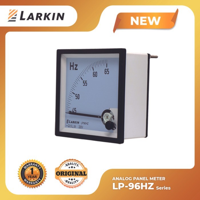 Jual LARKIN Analog Hz Frekeunsi Meter Panel Listrik Ukuran 96x96 Model ...