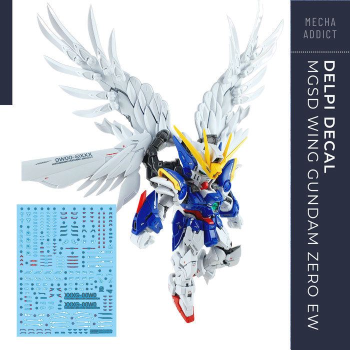 Jual Water Slide Decal MGSD Wing Gundam Zero EW by DELPI | Shopee Indonesia