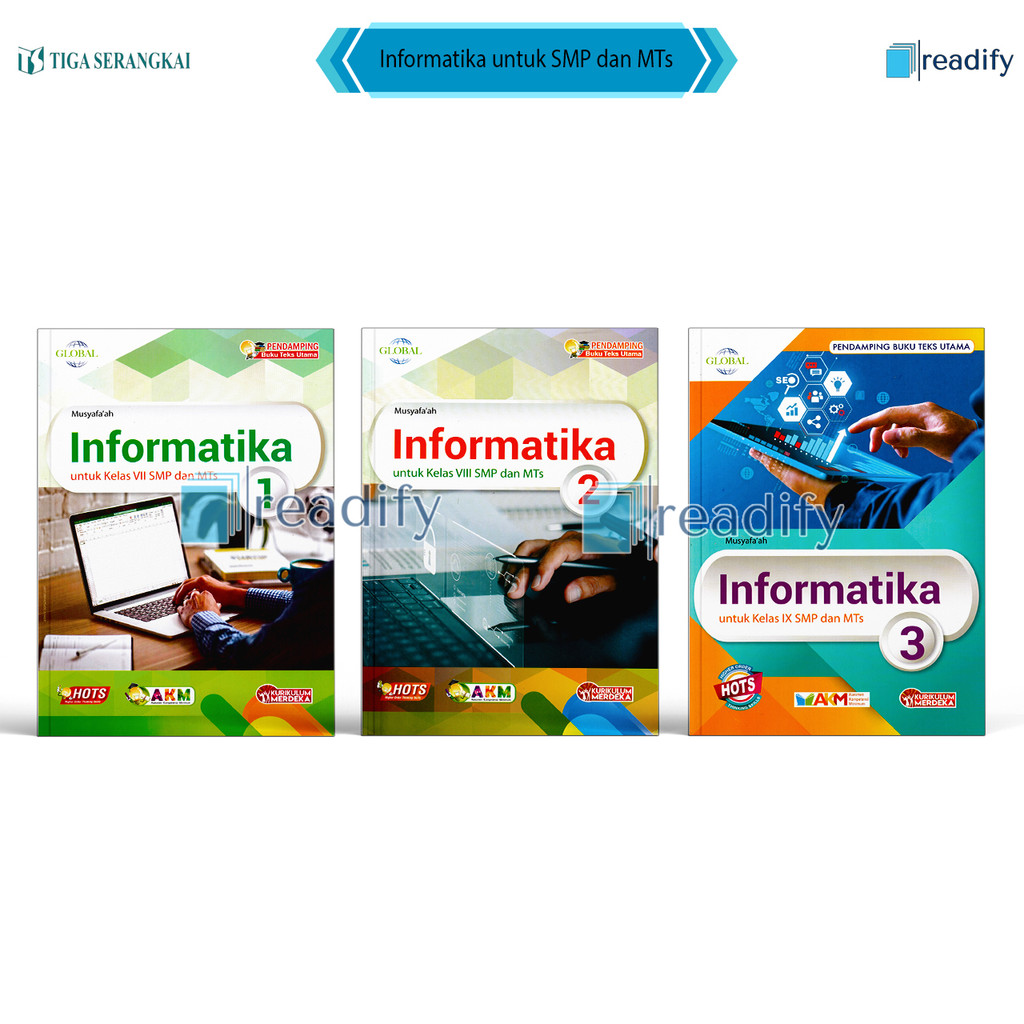 Jual Global Informatika Kelas 7 8 9 SMP/MTs Tiga Serangkai Kurikulum Merdeka Revisi Terbaru ...