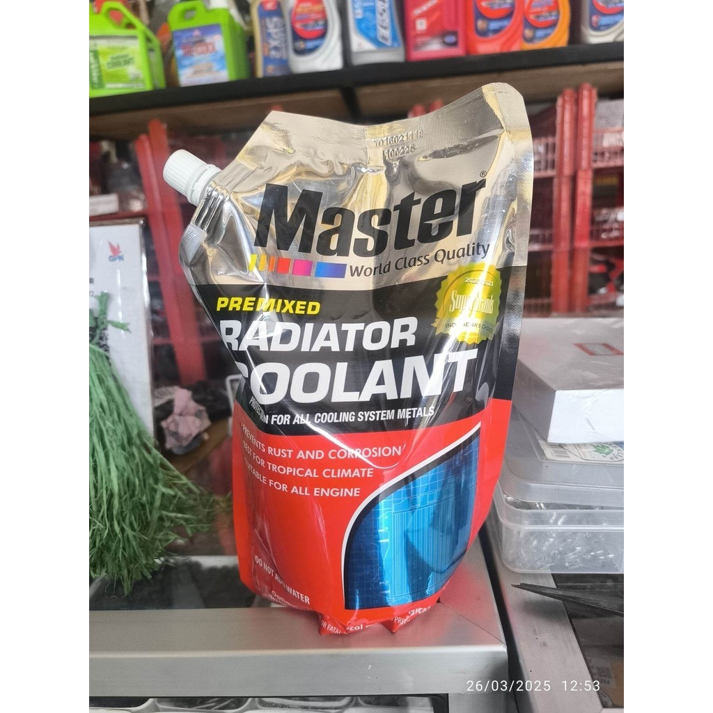 Jual air radiator/colant meek master kemasan 1 liter original bisa ...