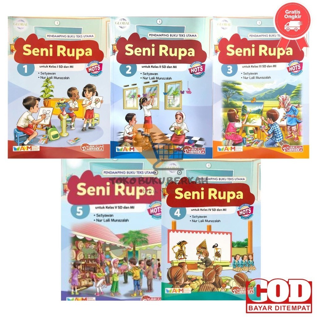 Jual Kurikulum Merdeka Buku Global Seni Rupa Kelas 1 2 3 4 5 6 SD/MI KURMER | Shopee Indonesia