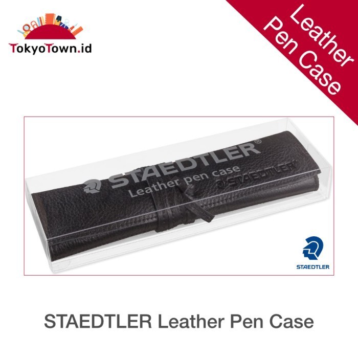 Jual New Arrival Staedtler Pen Case Leather Roll - Black | Shopee Indonesia