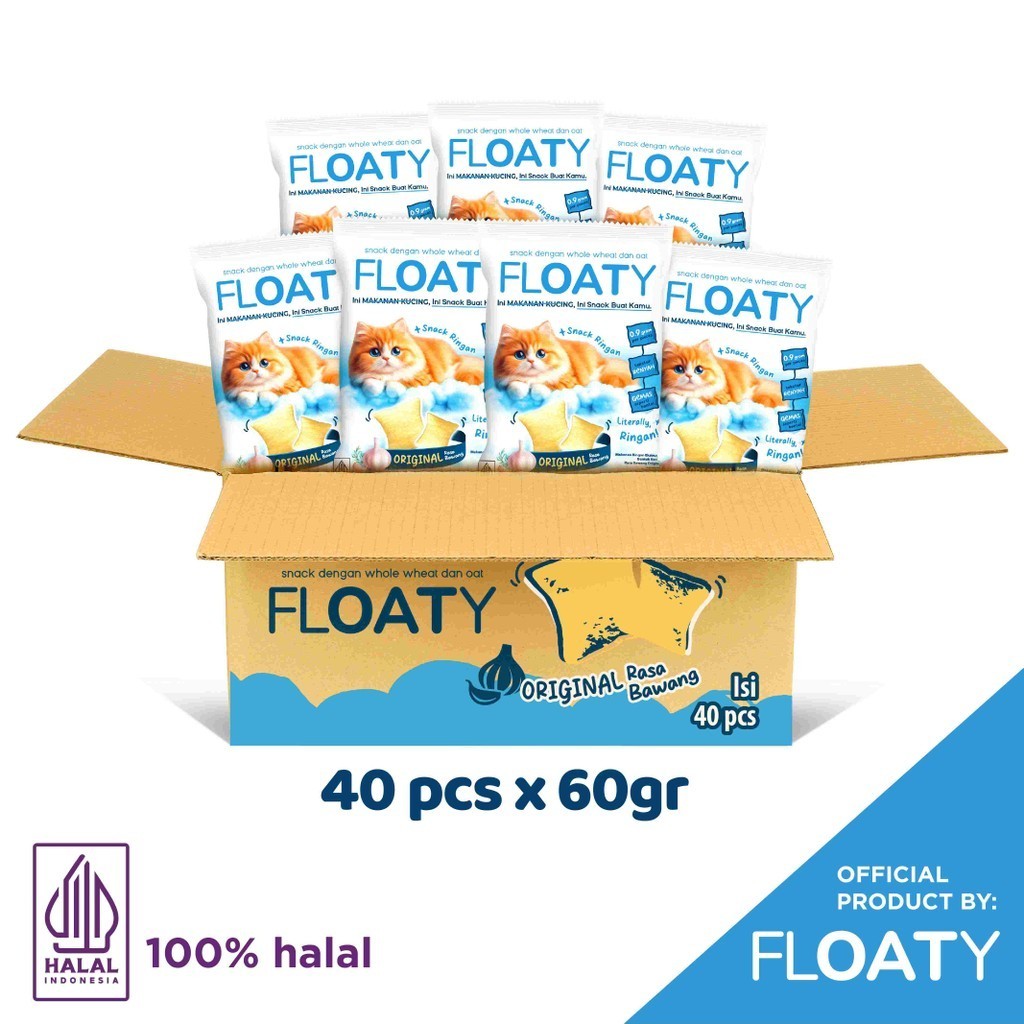 Jual PAKET KUCING GEMES - 40 pcs Floaty Snack Original 60 gr | Shopee ...
