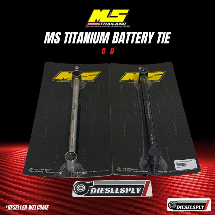 Jual MS Titanium Battery Tie Bracket Aki GD Innova/Fortuner/Hilux 1GD ...