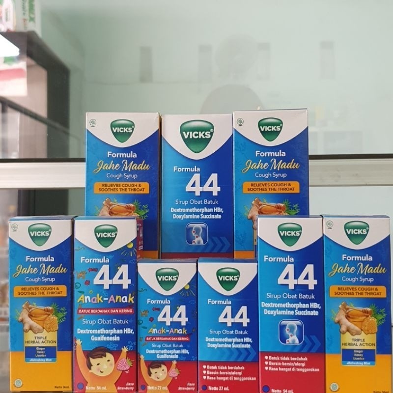 Jual VICKS FORMULA 44 ||SIRUP OBAT BATUK ANAK & DEWASA|| - VSB | Shopee ...