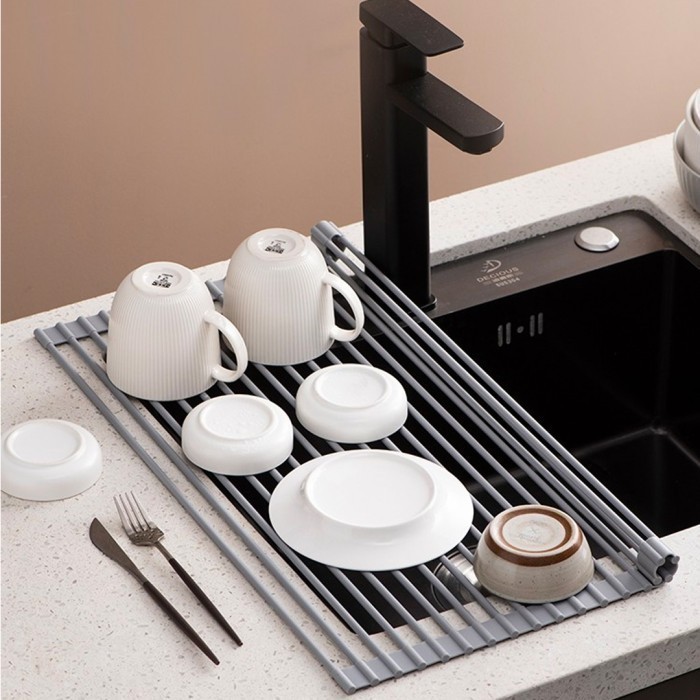 Jual WUMMO FOLDABLE SINK RACK RAK PENGERING WASTAFEL CUCI PIRING ...