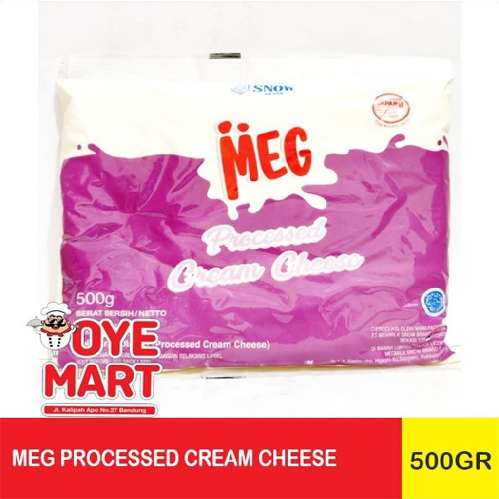 Jual MEG PROCESSED CREAM CHEESE 500GR / KRIM KEJU | Shopee Indonesia